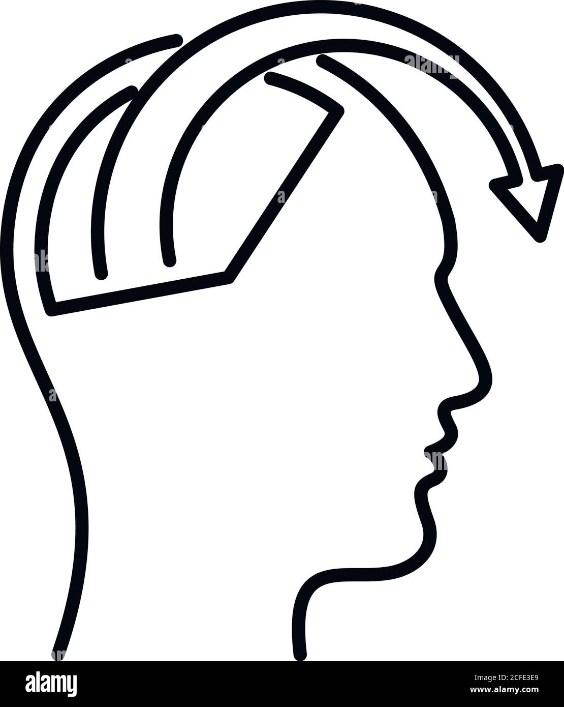 Stress fail icon. Outline stress fail vector icon for web design ...