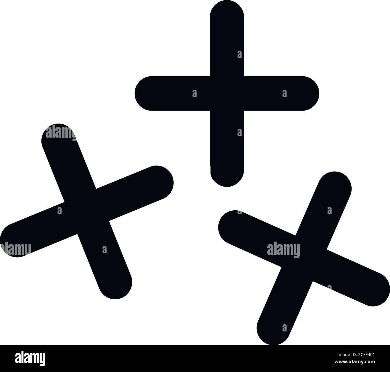 Tiler cross tool icon. Simple illustration of tiler cross tool vector ...