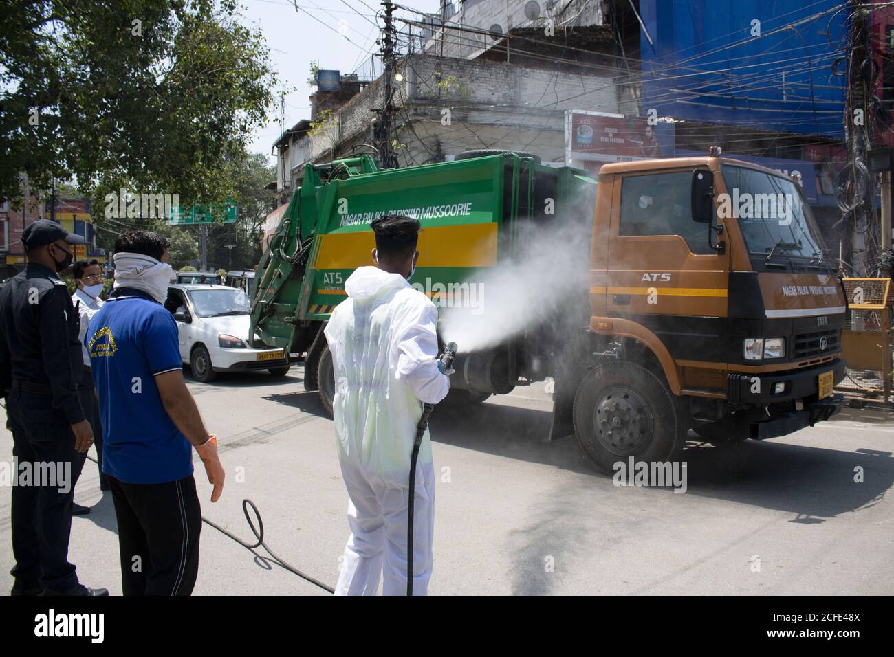 Sanitizing vehicles hi-res stock photography and images - Alamy