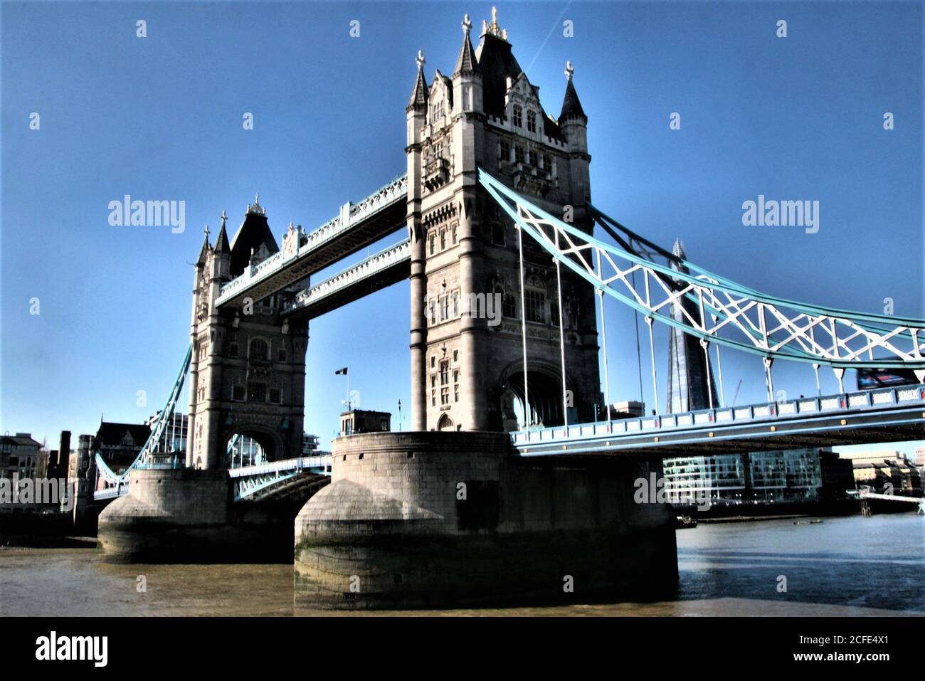 A view of Tower Bridge in London Stock Photo - Alamy