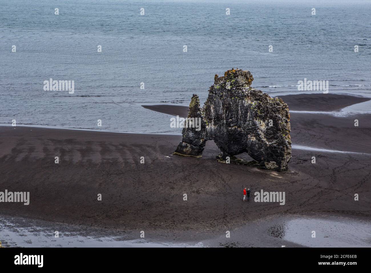 Hvitserkur, a big basalt rock at the north coast of Iceland Stock Photo ...
