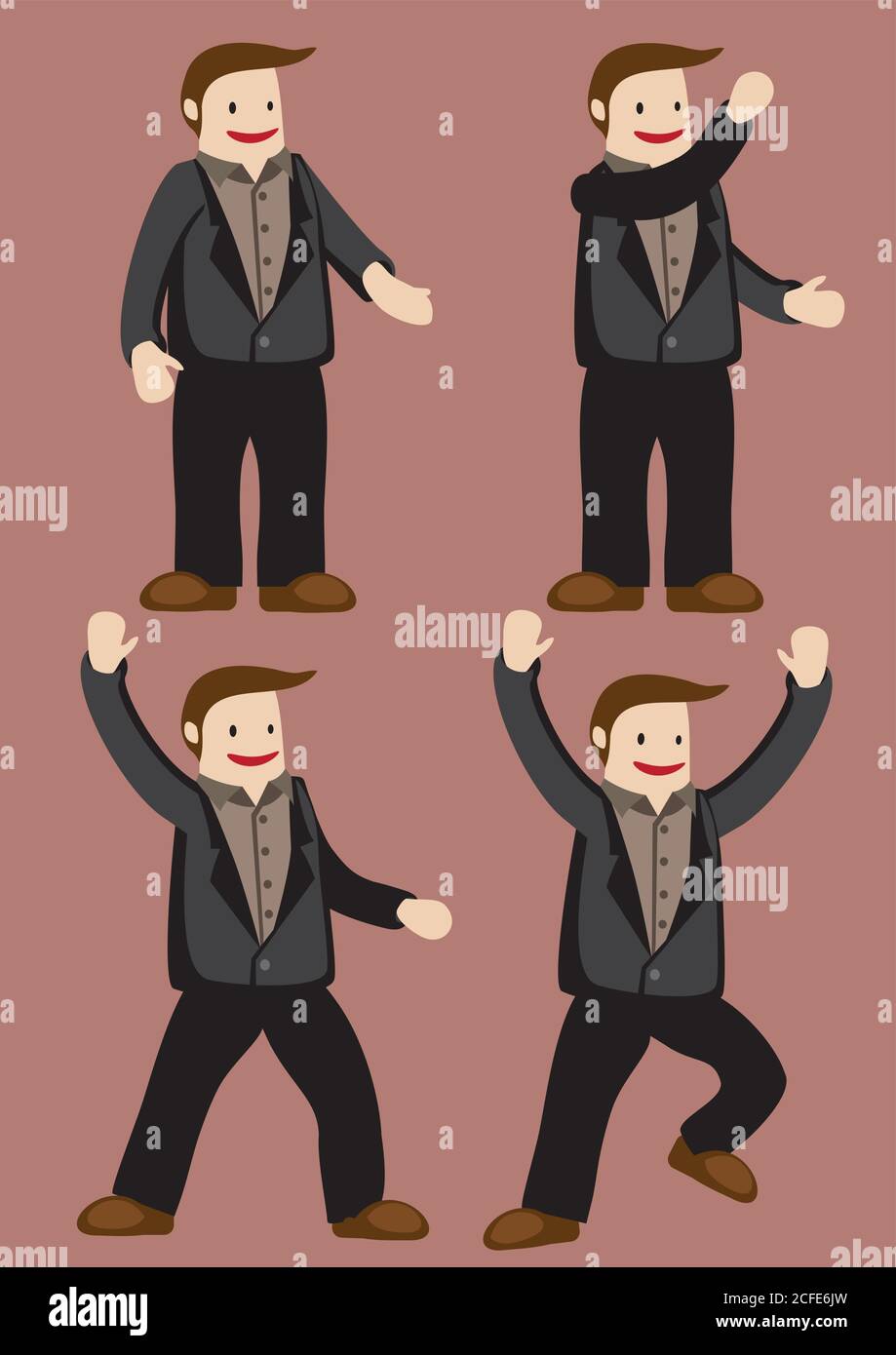 Expressions joy excitement in Stock Vector Images - Alamy