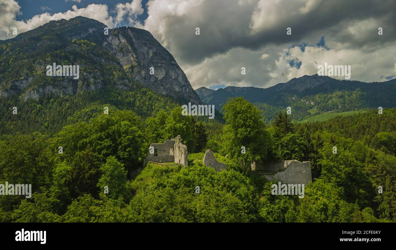 Castle ruin werdenfels hi-res stock photography and images - Alamy