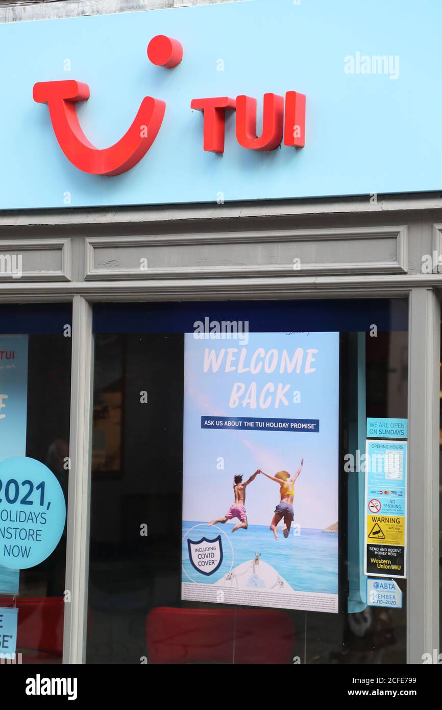 TUI Travel agency in High Wycombe, Buckinghamshire, England, UK Stock ...