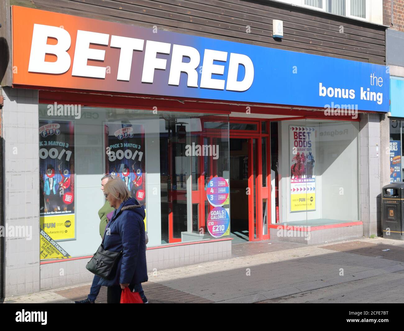 Betfred betting shop in High Wycombe, Buckinghamshire, UK Stock Photo ...