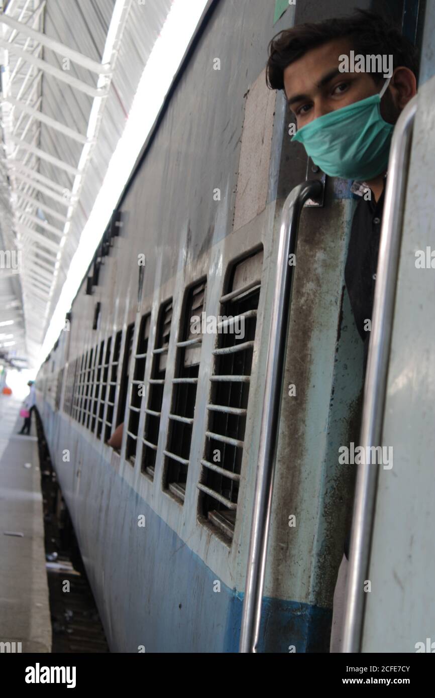 Dehradun, Uttarakhand/India - August 01 2020:People/children, peaking ...