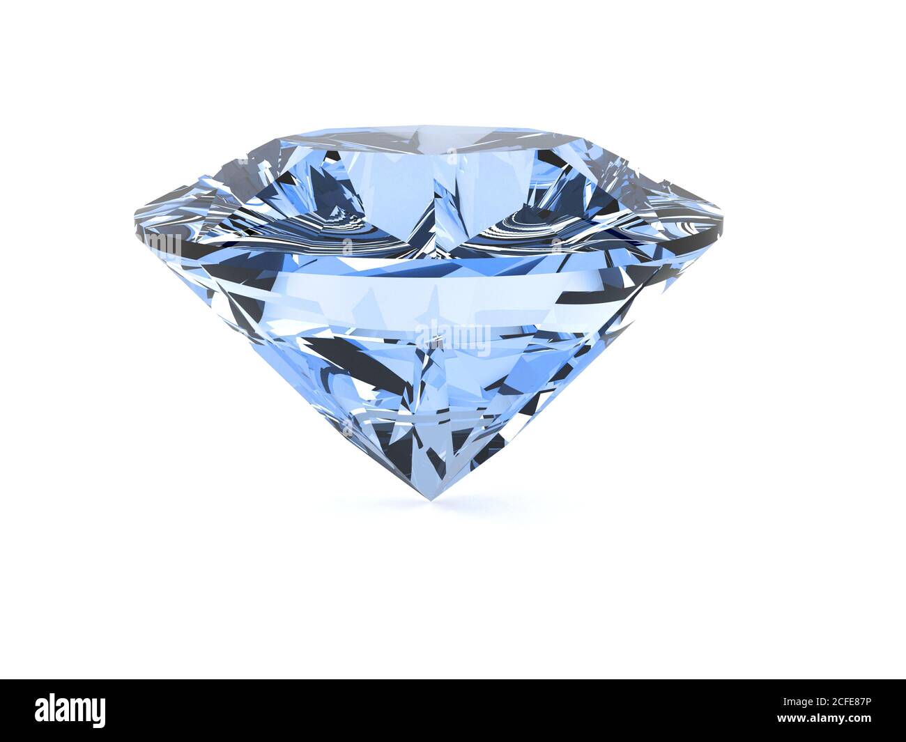Diamond isolated on white background Stock Photo - Alamy