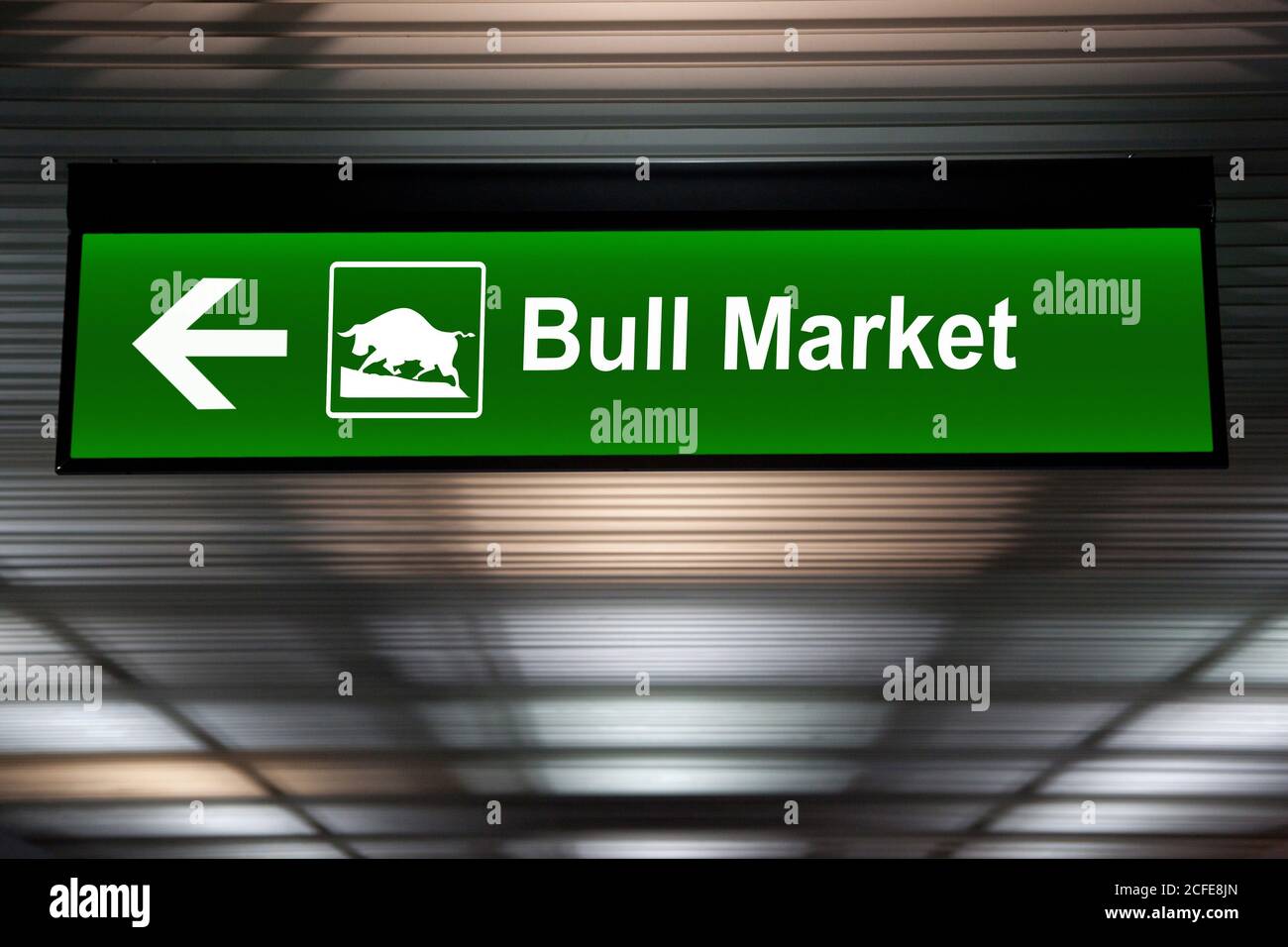 Financial concept. indicated stock market activity. A modified sign ...