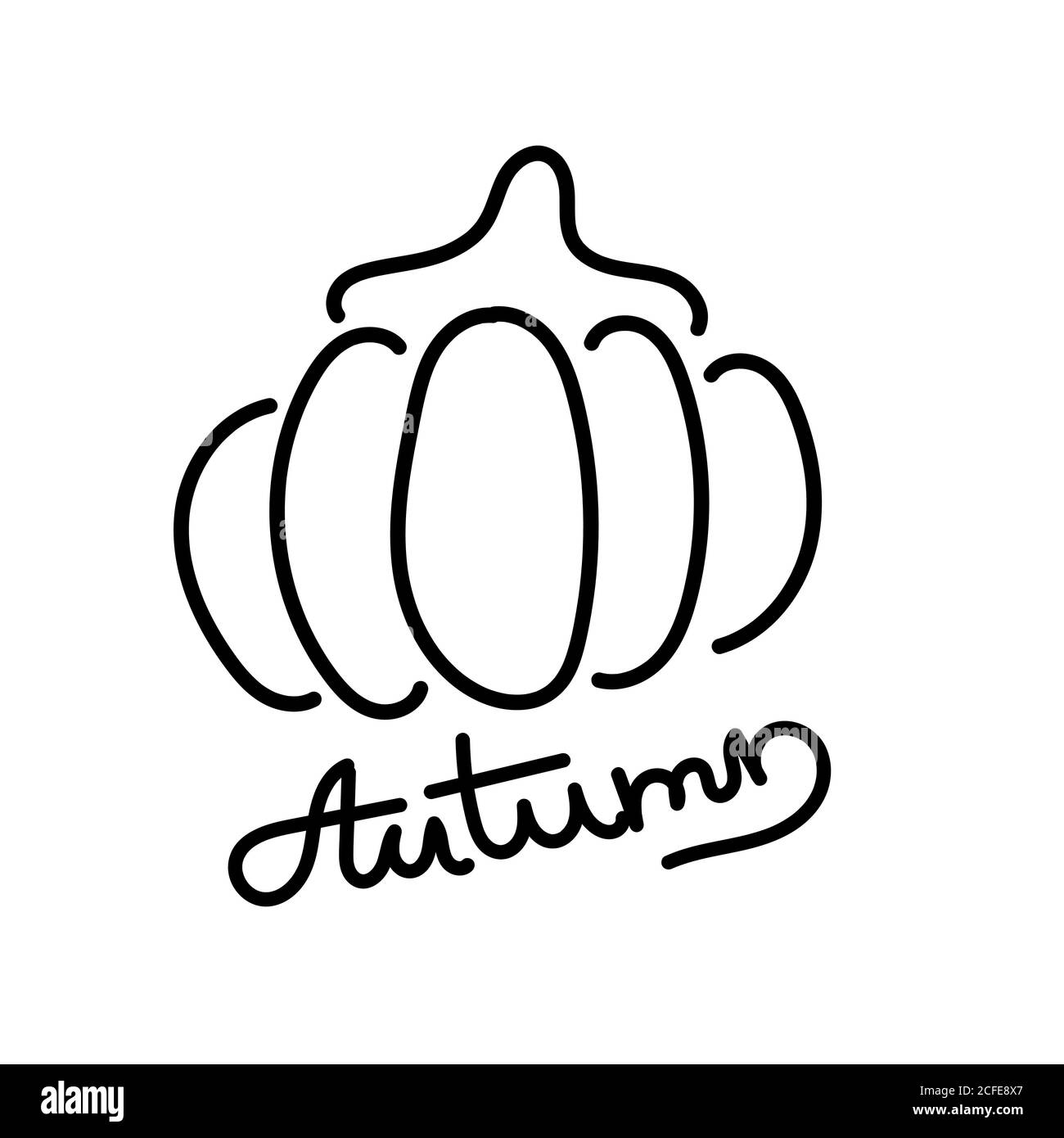 Autumn vegetarian pumpkin carrot Stock Vector Images - Alamy