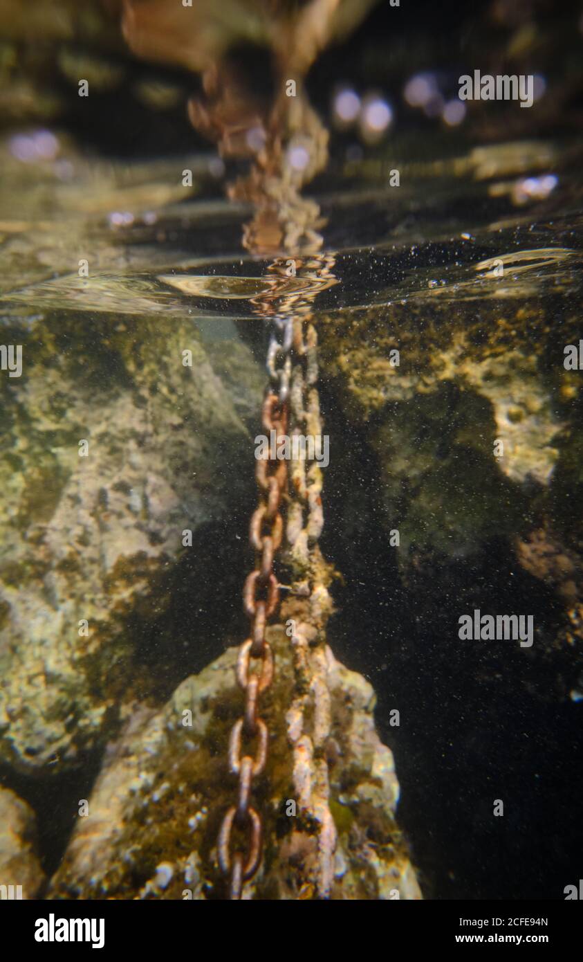 Rusty Old Chains High Resolution Stock Photography and Images - Alamy