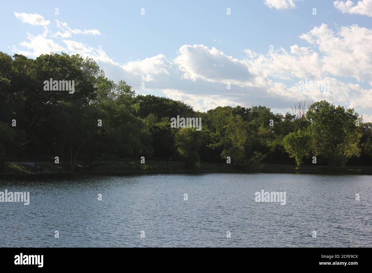 Walking along the river deep in the sunny summer wilderness Stock Photo ...