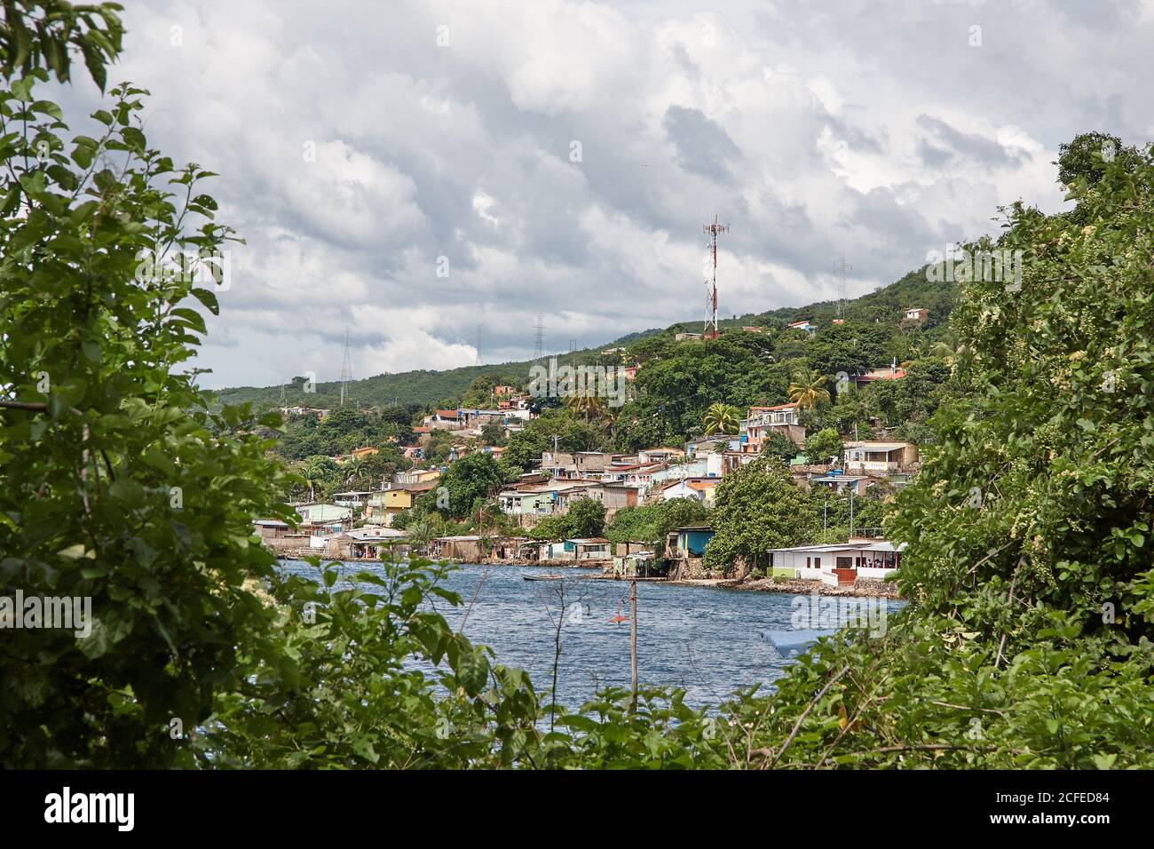 Fishing village in eastern Venezuela Stock Photo - Alamy
