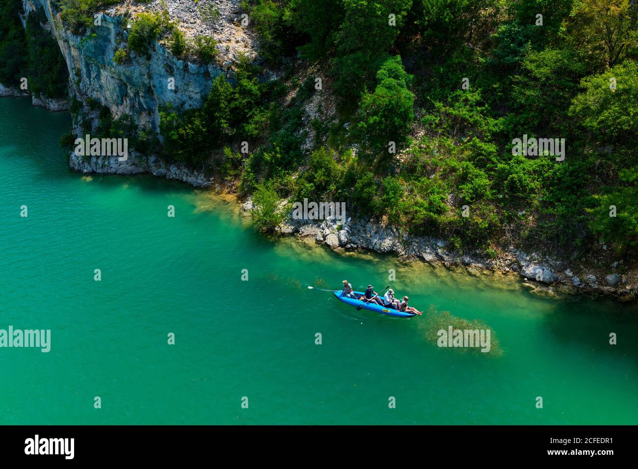 Sainte Croix Lake, Gorges du Verdon Natural Park, Alpes Haute Provence ...