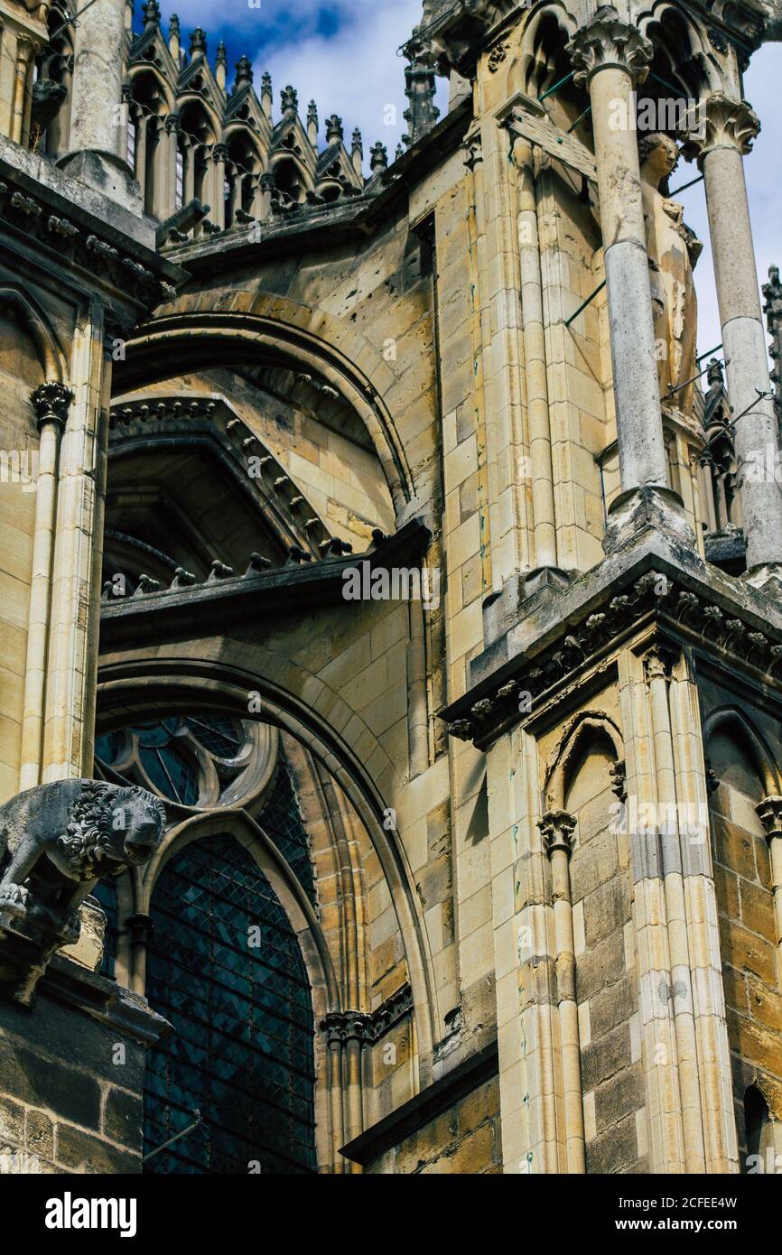 Reims France September 04, 2020 View of the exterior facade of the ...
