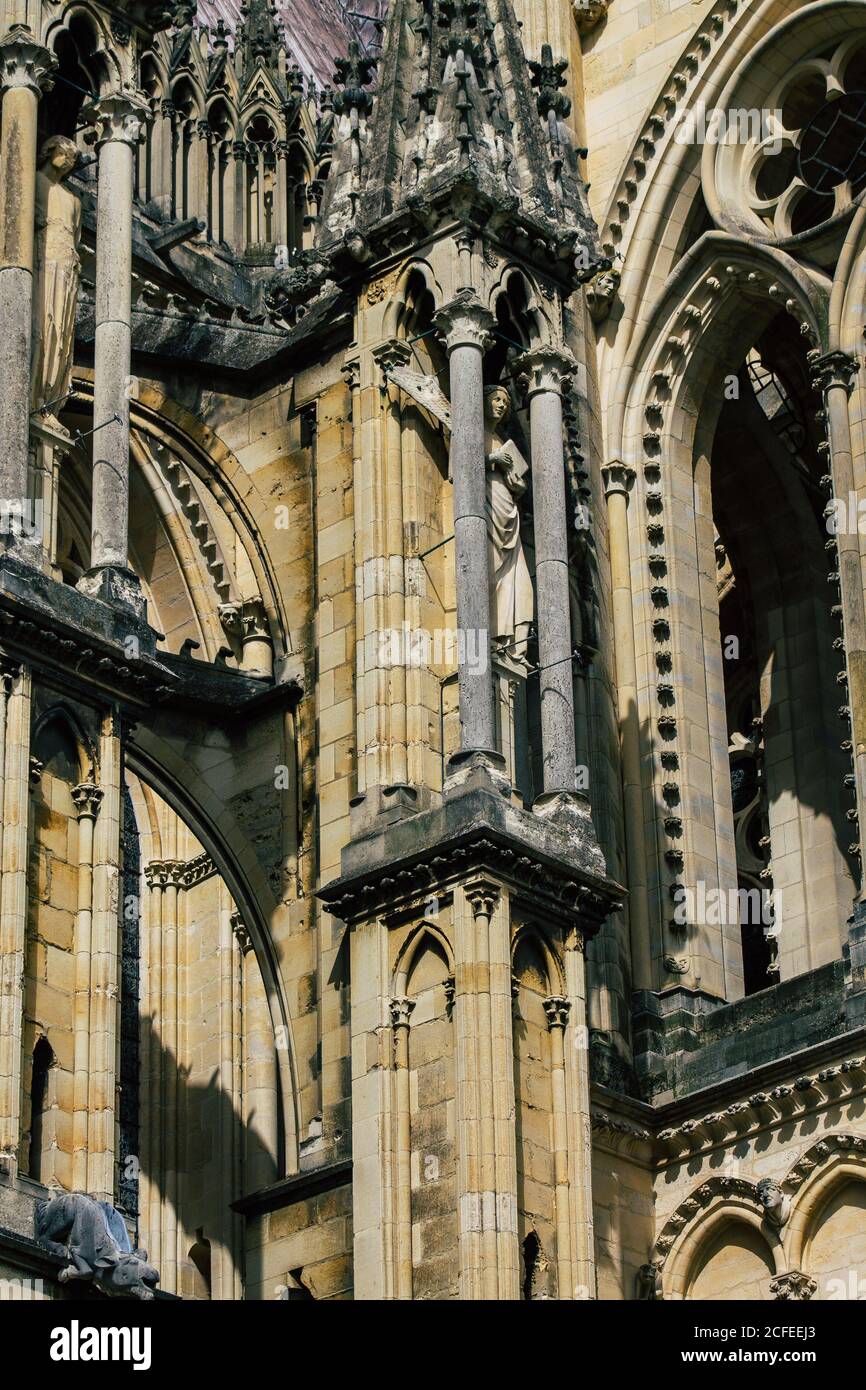 Reims France September 04, 2020 View of the exterior facade of the ...