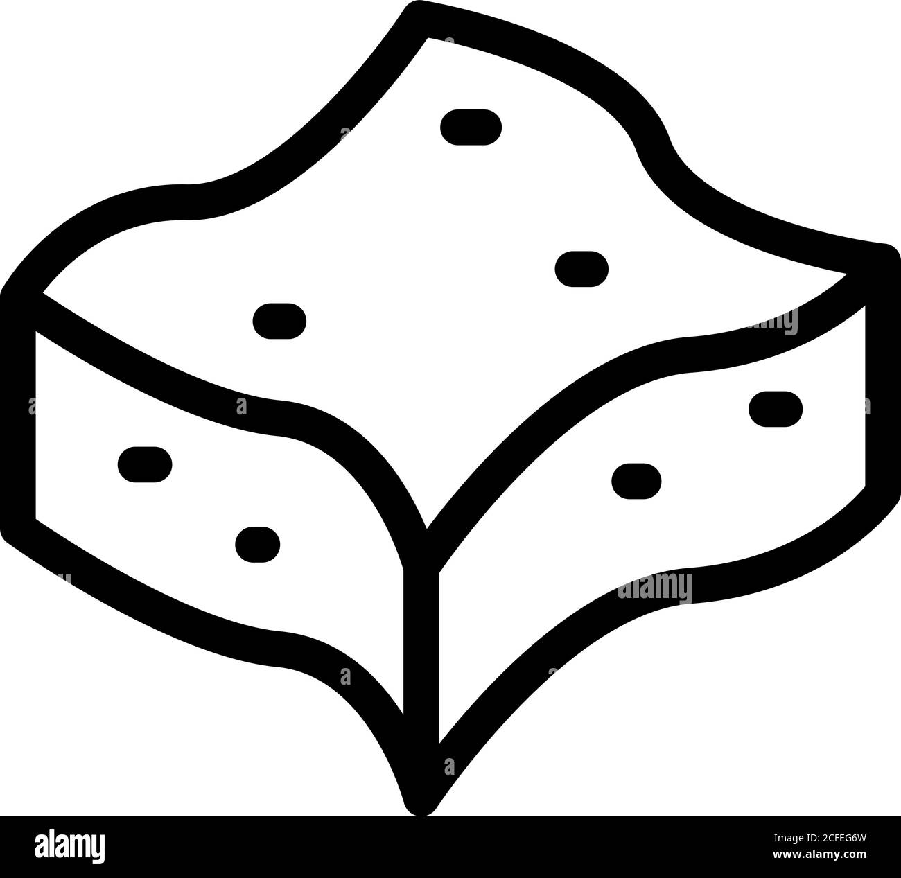 Swiss cheese icon, outline style Stock Vector Image & Art - Alamy