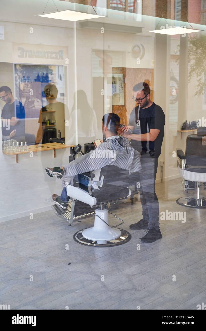 Barber Shop Window High Resolution Stock Photography and Images - Alamy