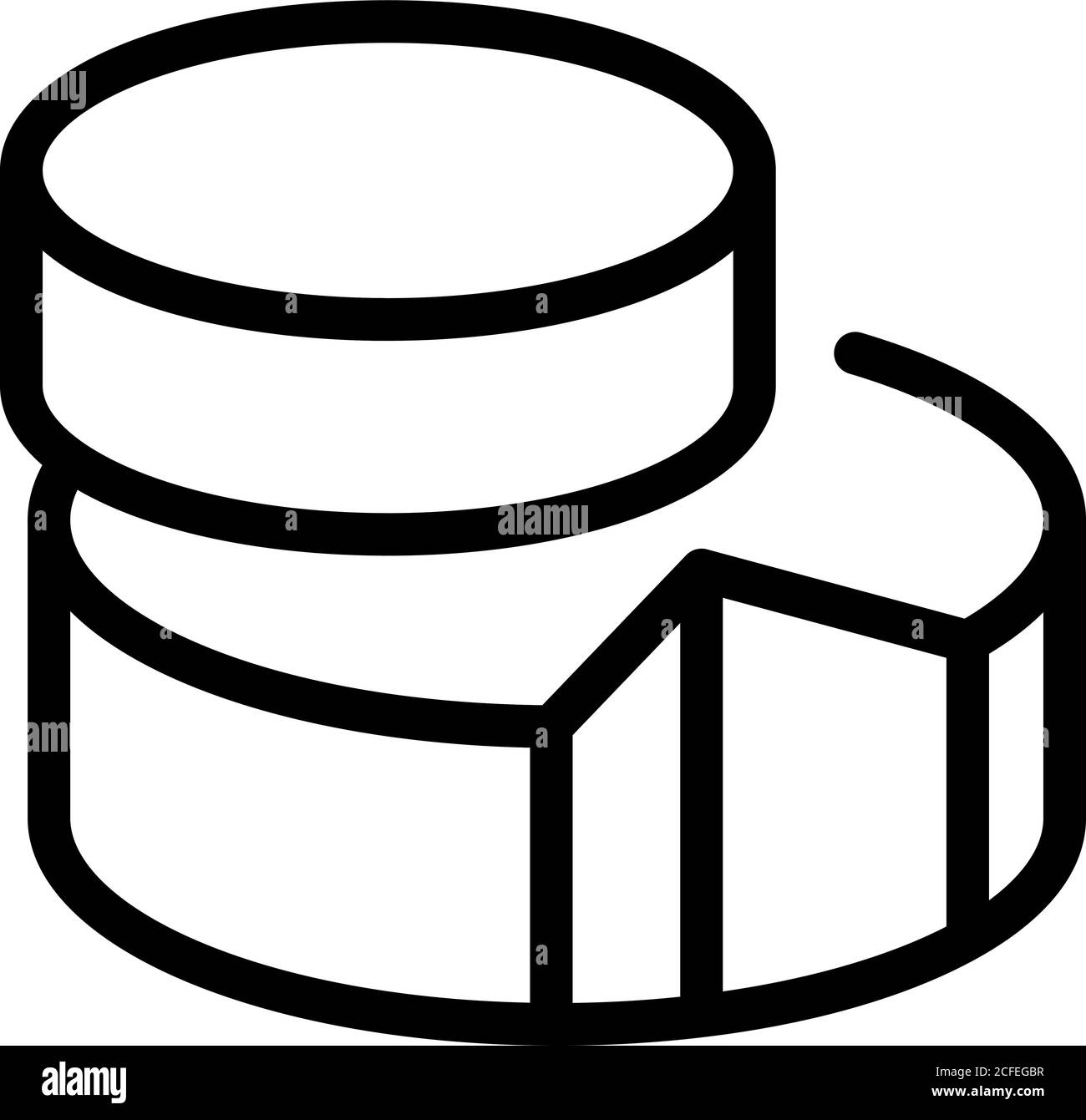 Cheese wheel icon, outline style Stock Vector Image & Art - Alamy