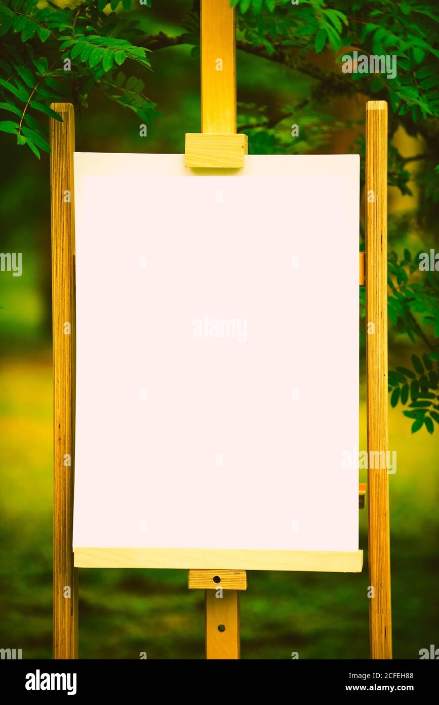 A board with a white background and space for your text. Blank board ...