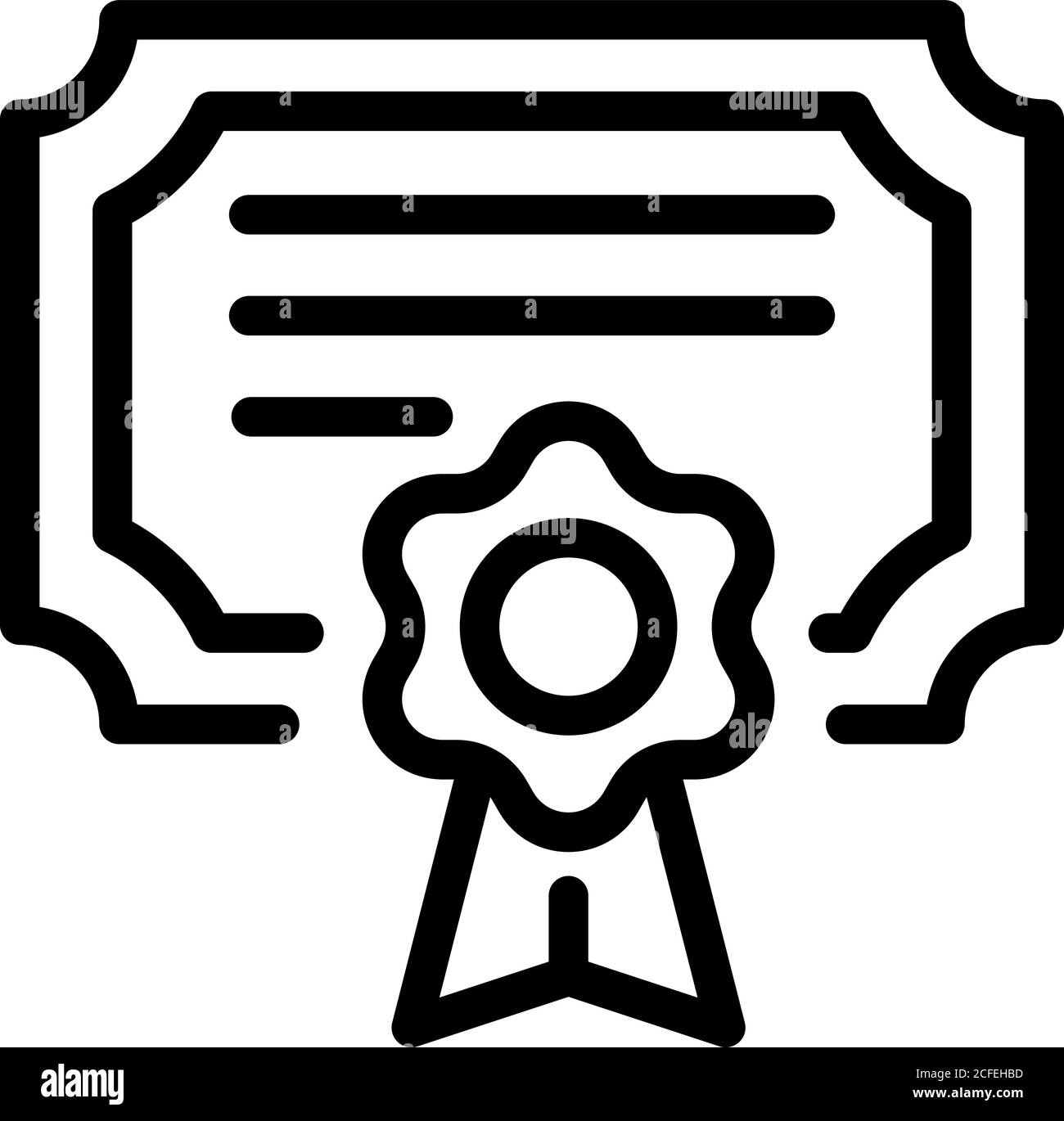 Quality certification icon, outline style Stock Vector Image & Art - Alamy