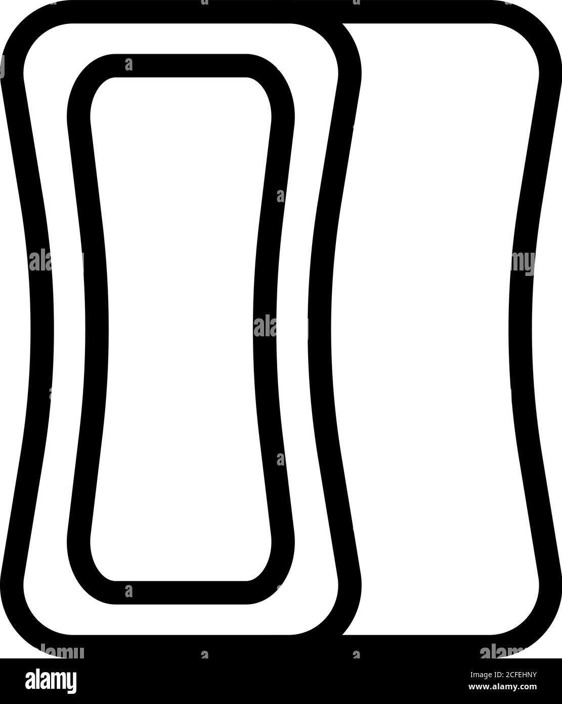 Kitchen sponge icon, outline style Stock Vector Image & Art - Alamy