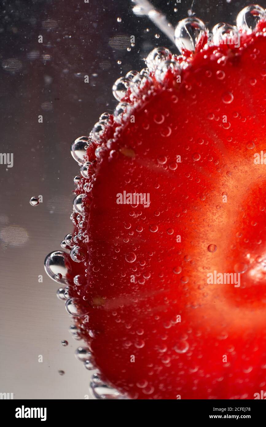 Strawberry Water Splash High Resolution Stock Photography and Images ...