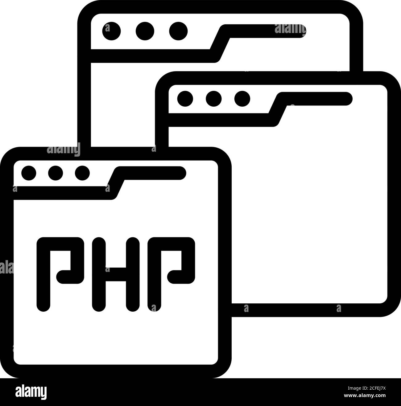 Site pages icon, outline style Stock Vector Image & Art - Alamy