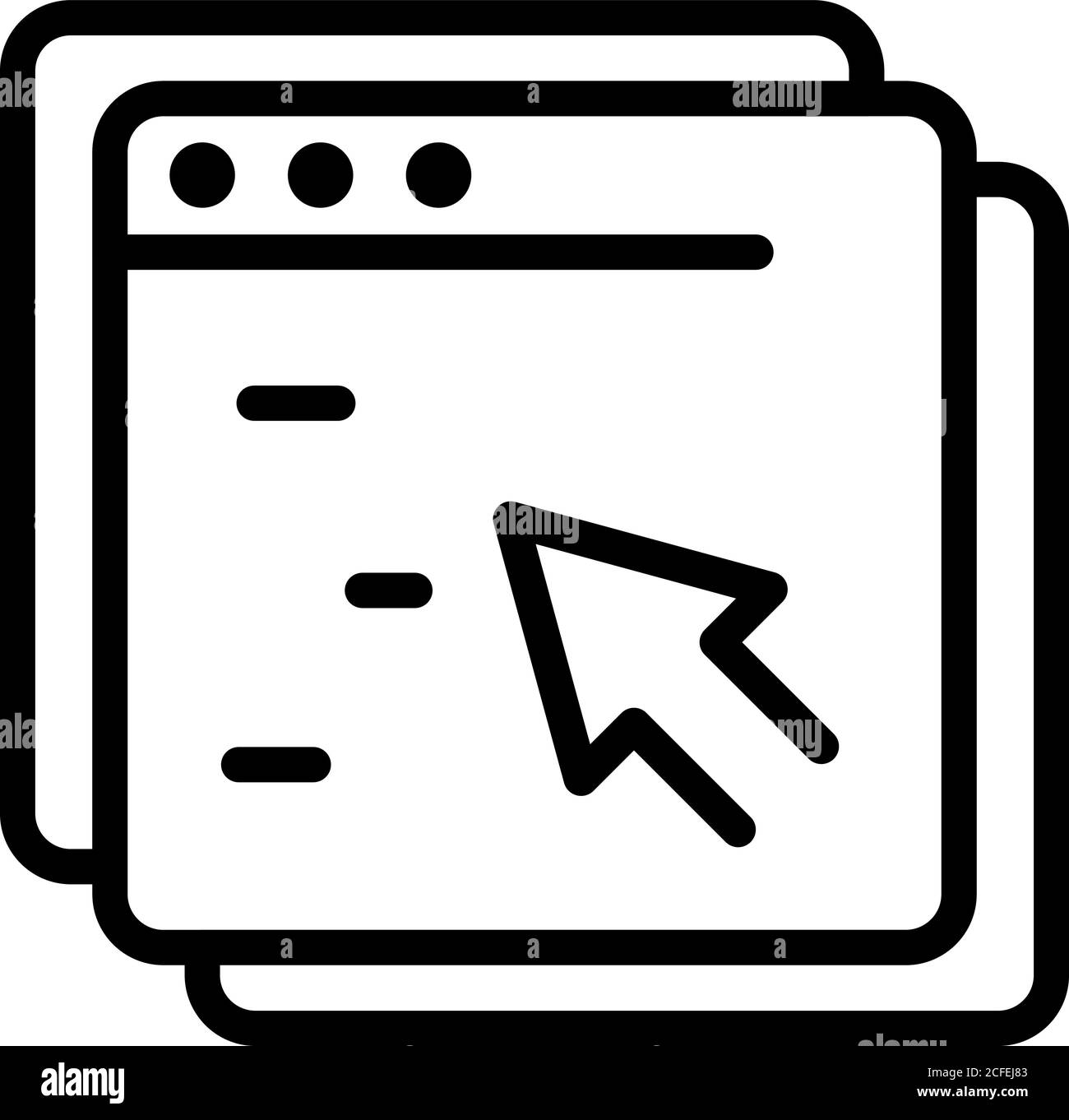 Internet access icon, outline style Stock Vector Image & Art - Alamy