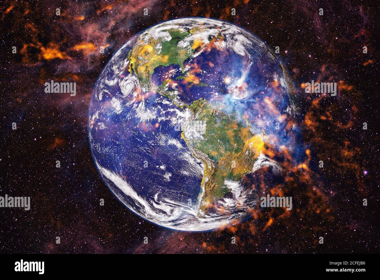 Earth. Solar system. Awesome print for wallpaper. Elements of this ...