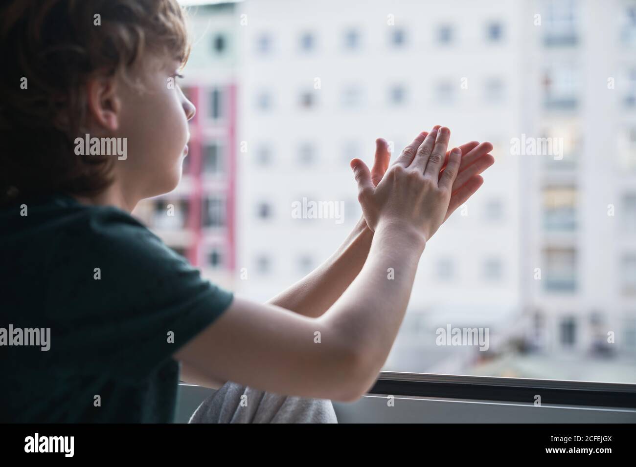 Boy Clap Hands High Resolution Stock Photography and Images - Alamy