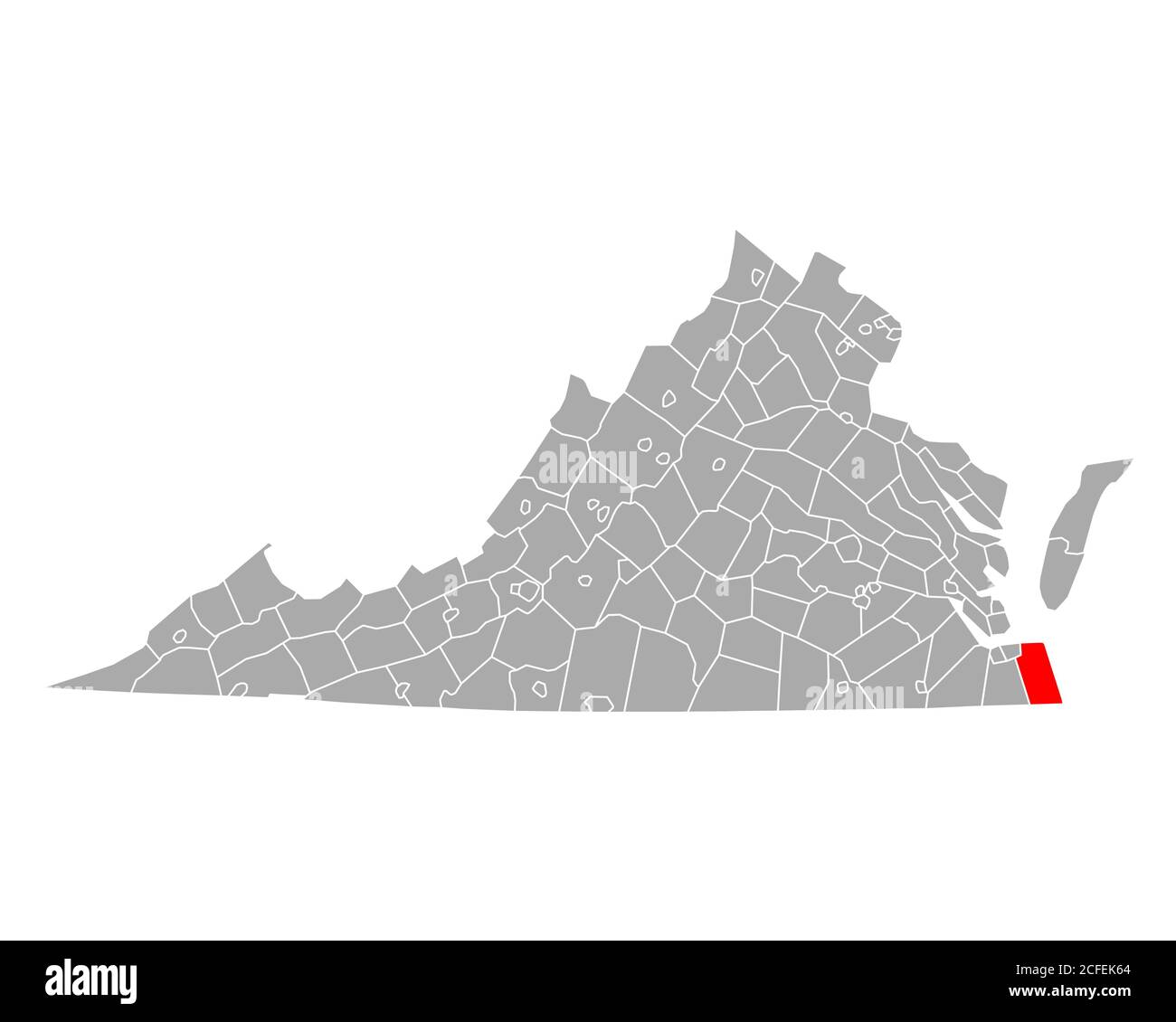 Map of virginia beach hi-res stock photography and images - Alamy
