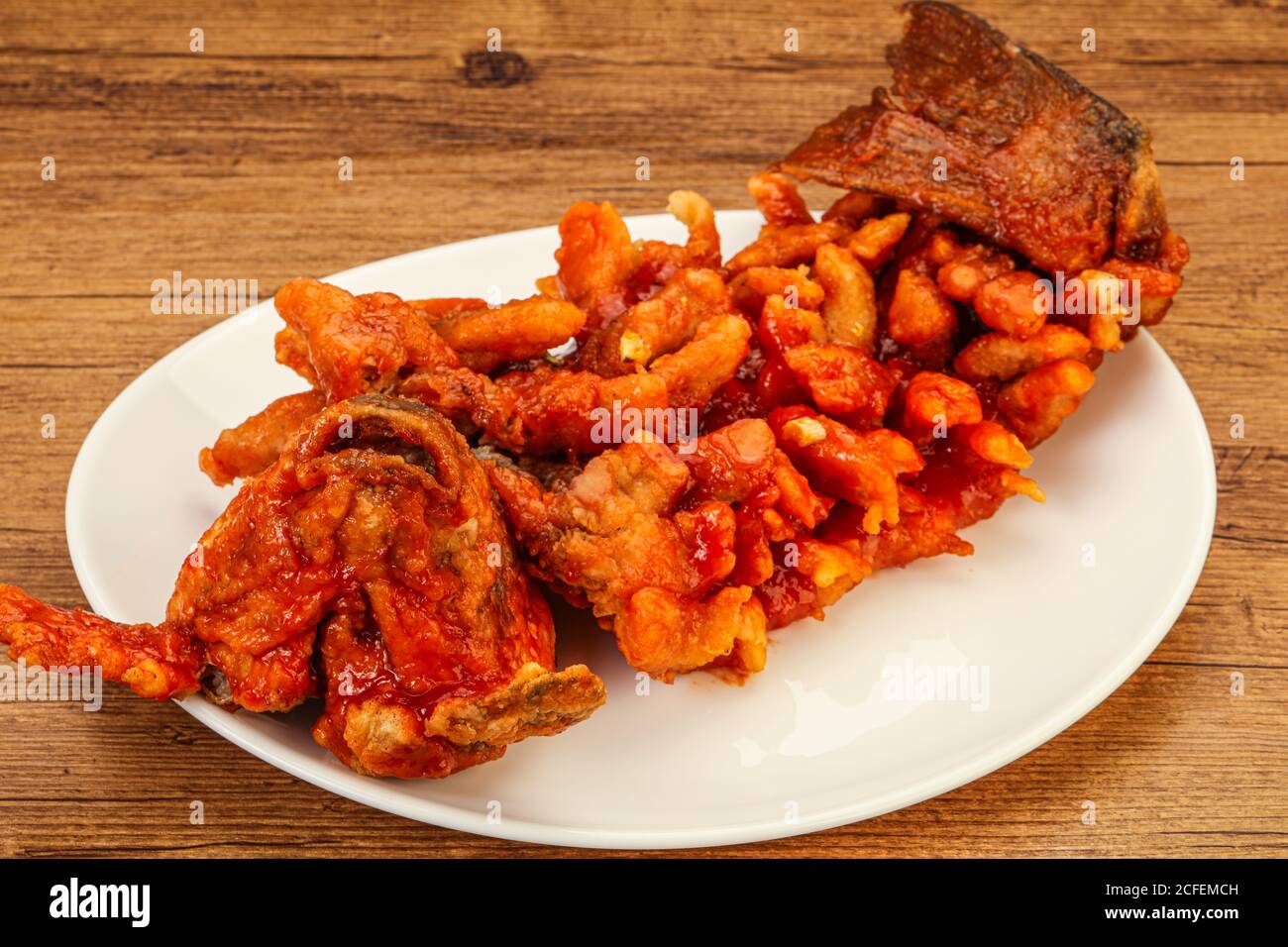 Chinese cuisine squirrel fish with sweet sauce Stock Photo - Alamy