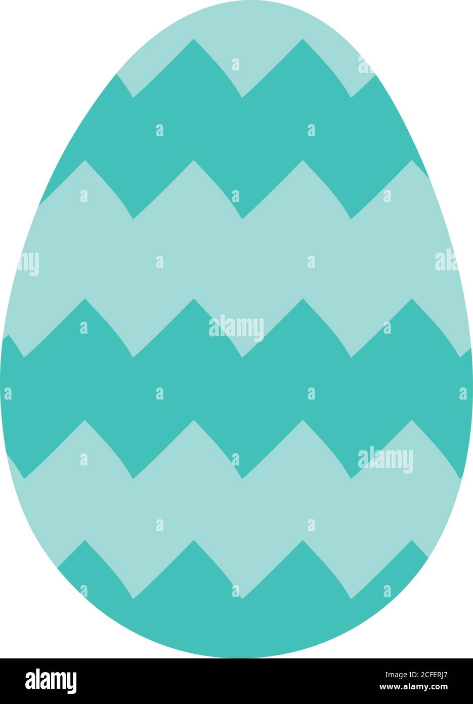 Chevron Easter Egg Clip Art
