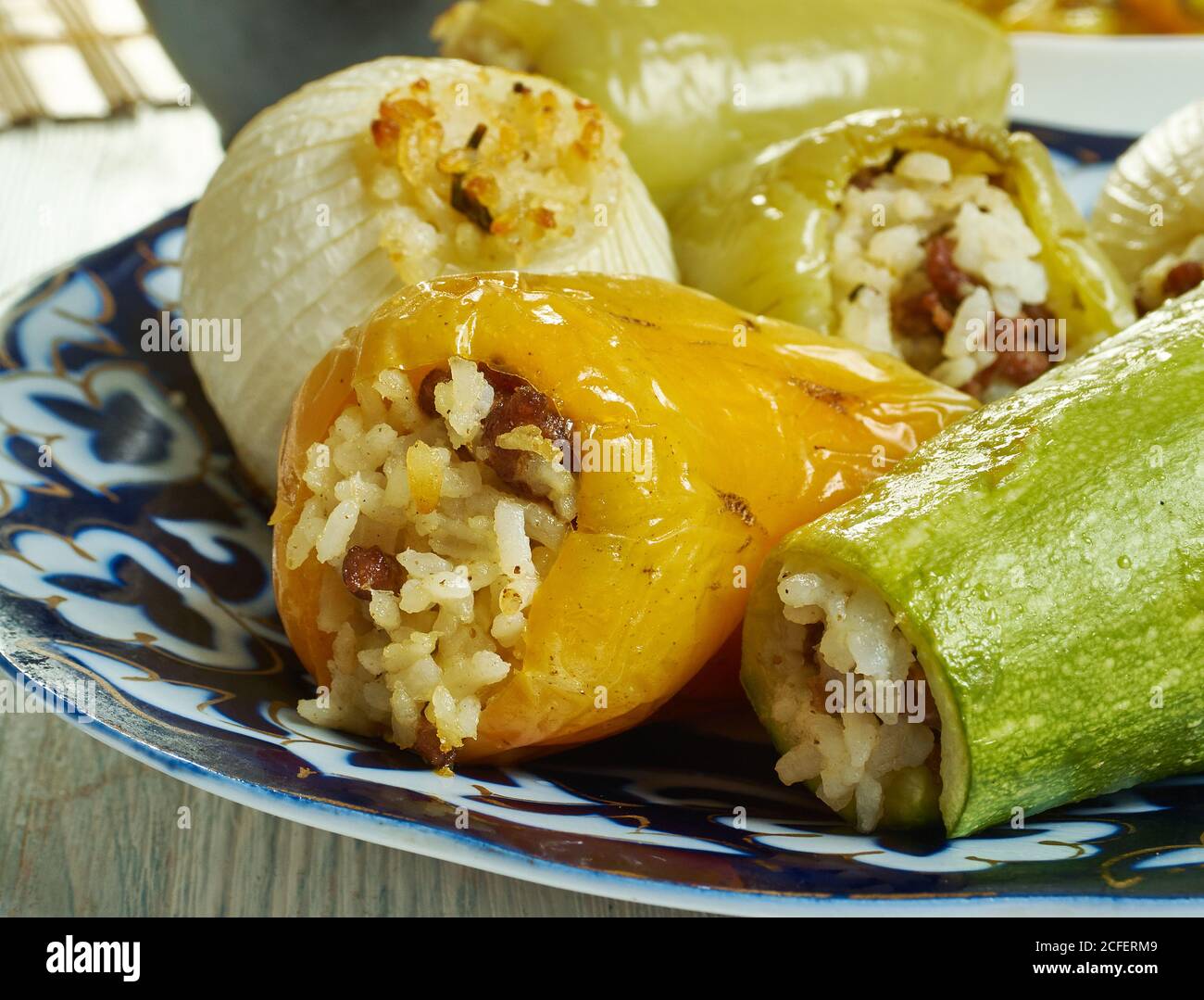 Dolma Baghdadia - Middle Eastern stuffed vegetables with spicy rice ...