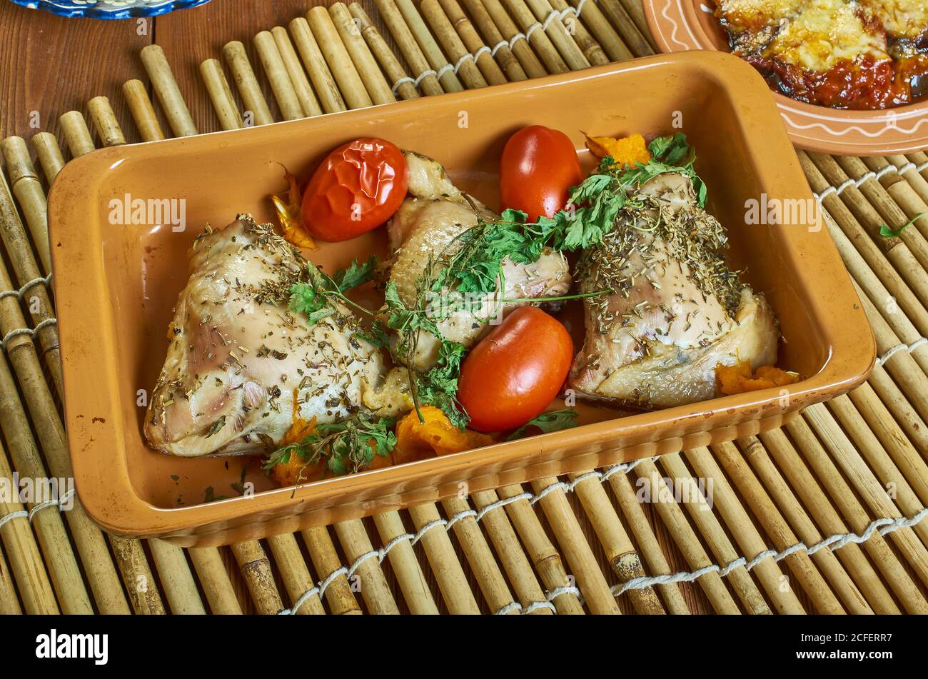 Oregano chicken squash traybake - midweek family meals or weekend get ...