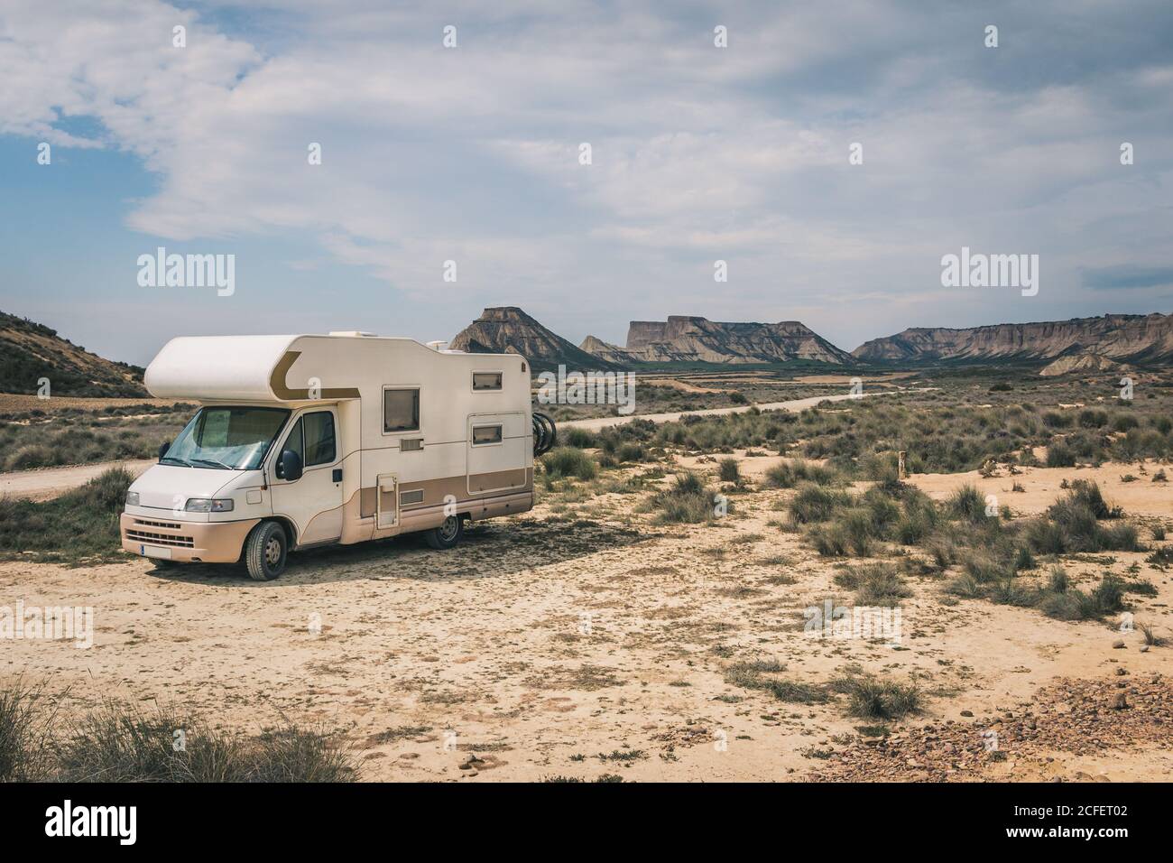 Desert trailer hi-res stock photography and images - Alamy