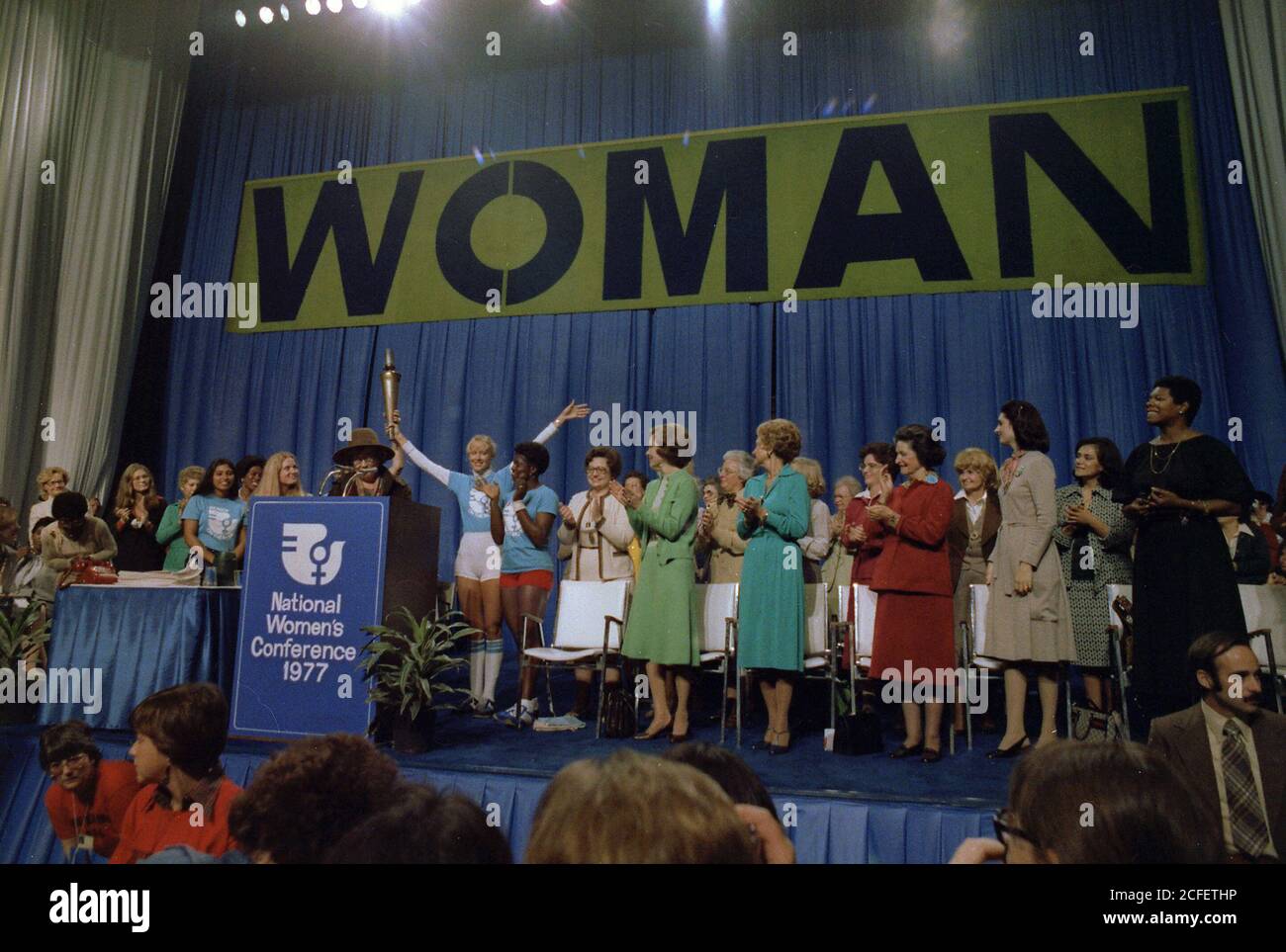 Rosalynn Carter with Betty Ford and Ladybird Johnson at the National ...