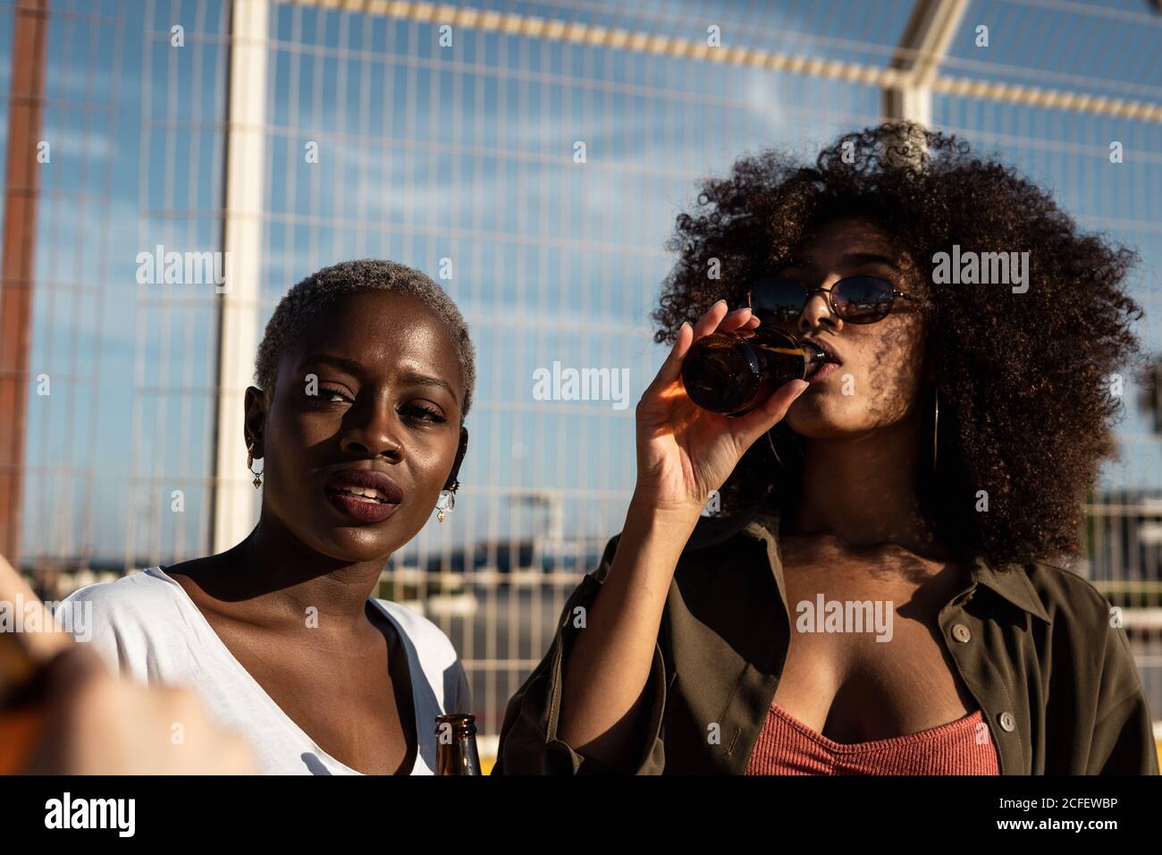 Celebrating friendship diverse female hi-res stock photography and ...