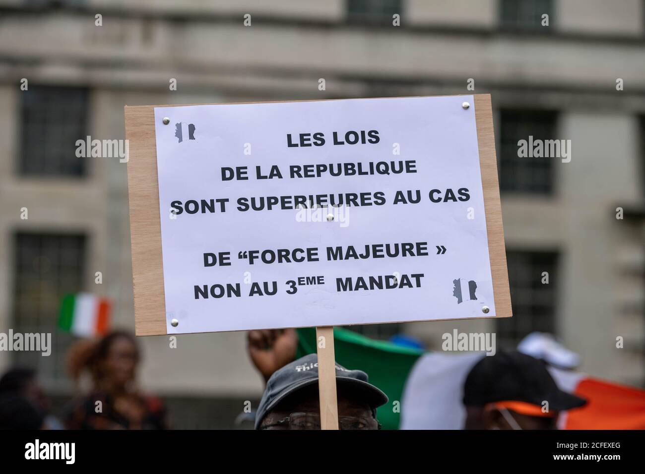 London, UK. 5th Sep, 2020. Protest by UK based citizens of the Ivory ...