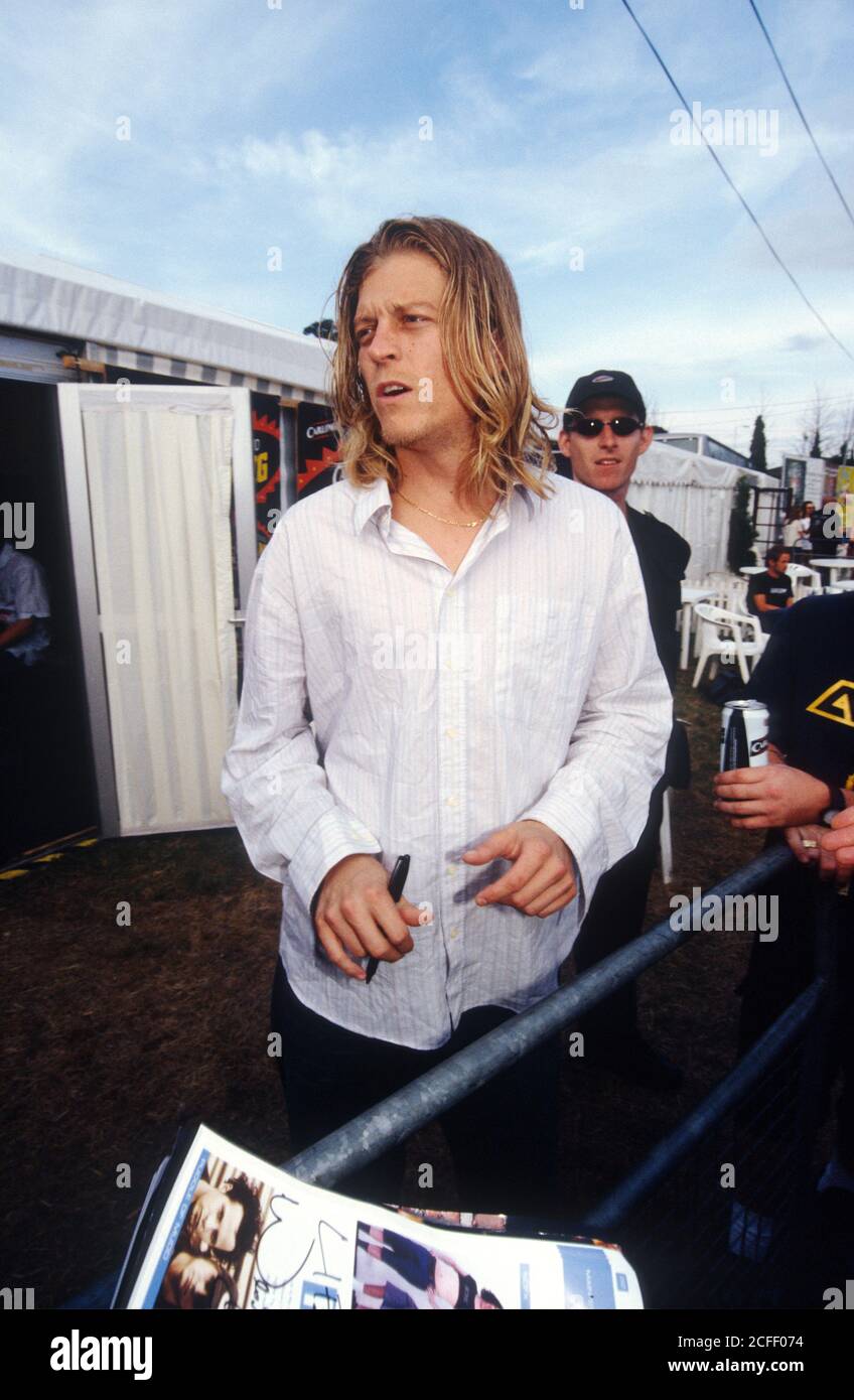 Wes Scantlin Lead Singer Of Puddle Of Mudd Reading Festival 2002 Reading Berkshire England