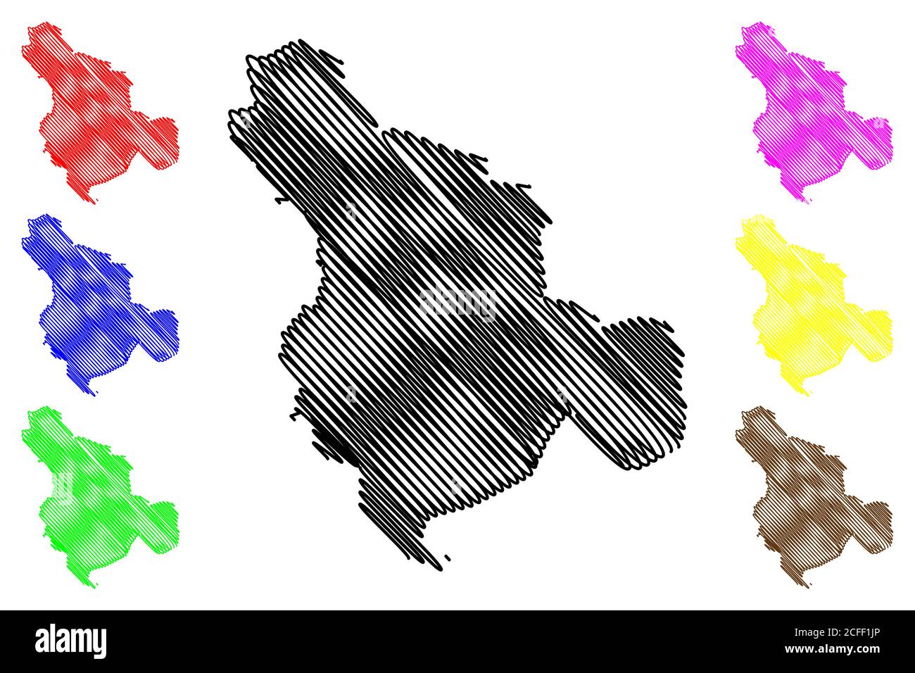 Isfahan City (Islamic Republic of Iran, Persia, Isfahan Province) map ...