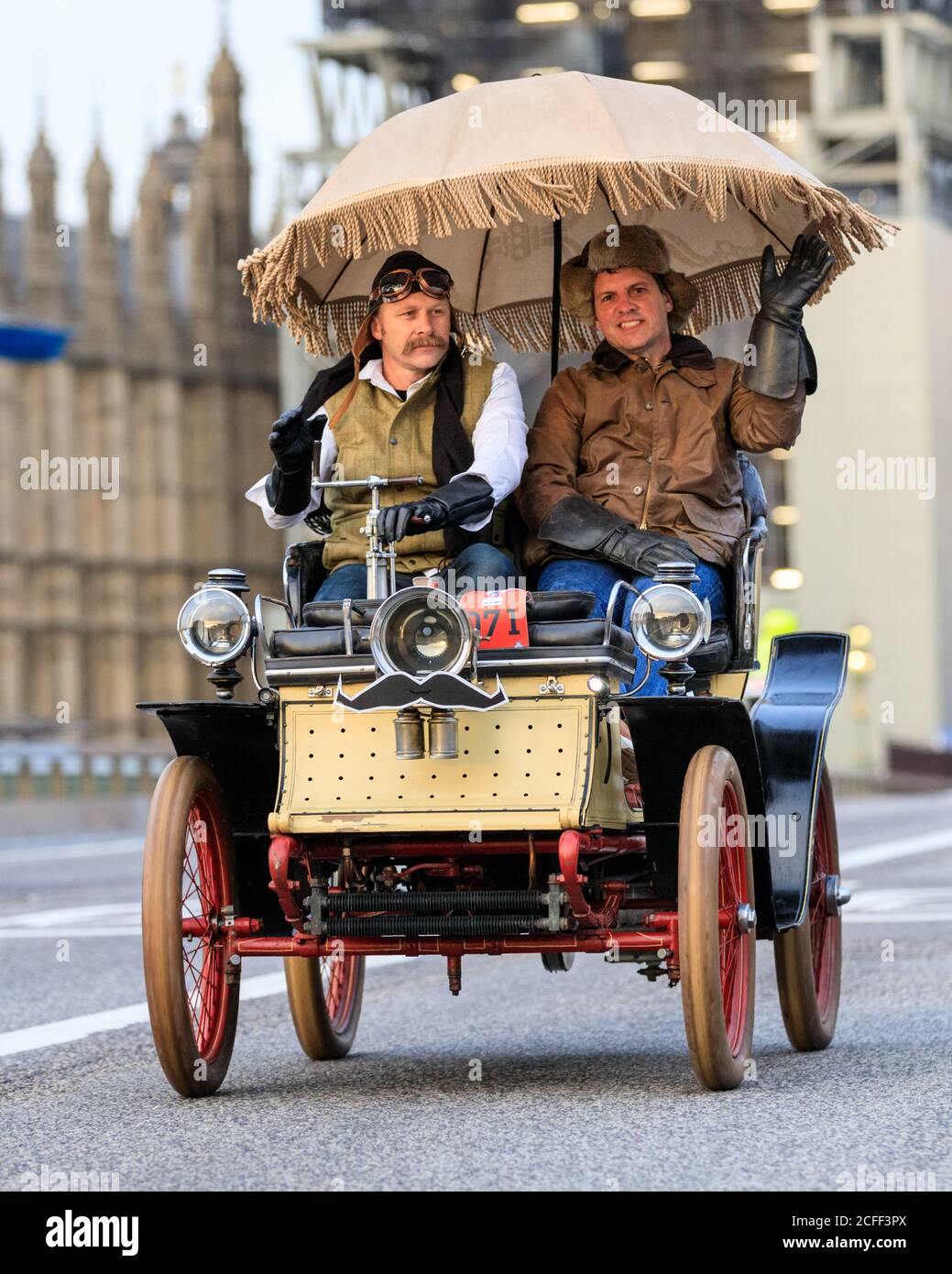 A 1902 Penhard Et Levassor in Westminster at Bonhams London to Brighton ...