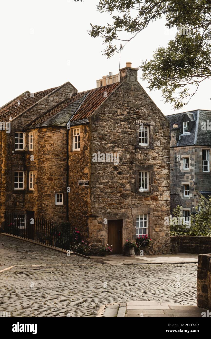 Medieval building in Scotland Stock Photo - Alamy