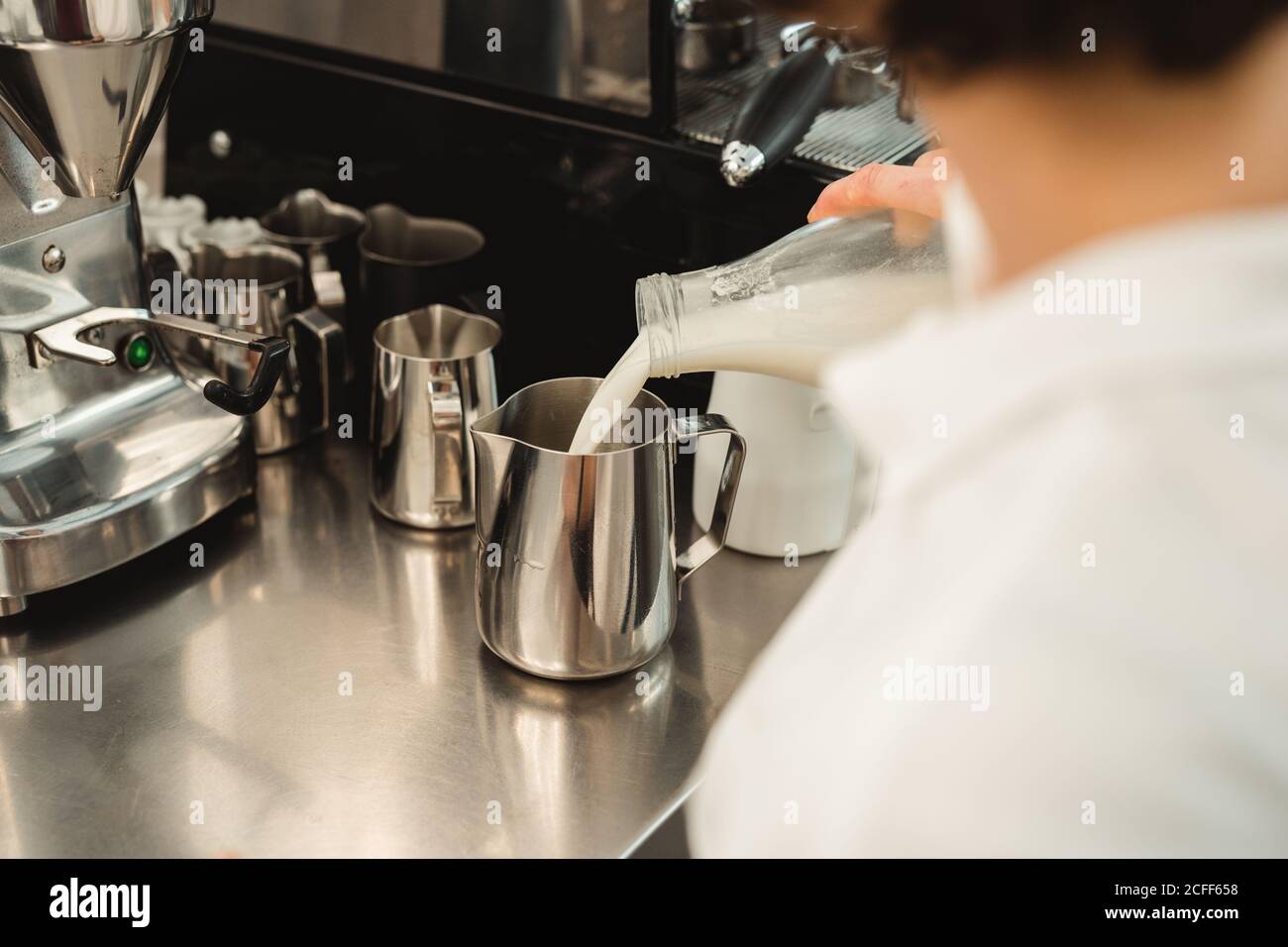 Jug milk counter hi-res stock photography and images - Alamy