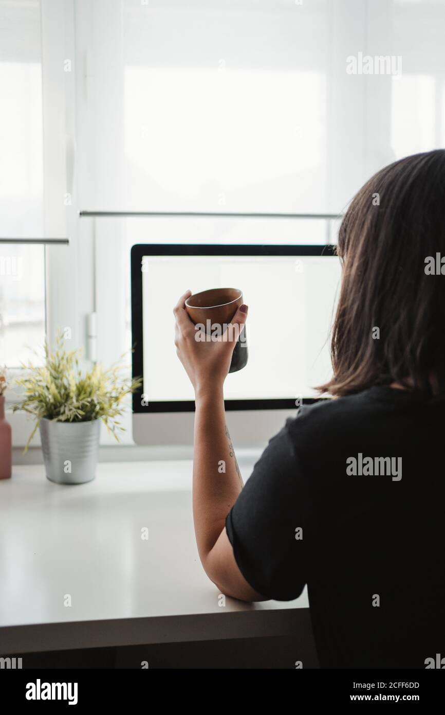 Full length concentrated fit African American male runner standing in ...