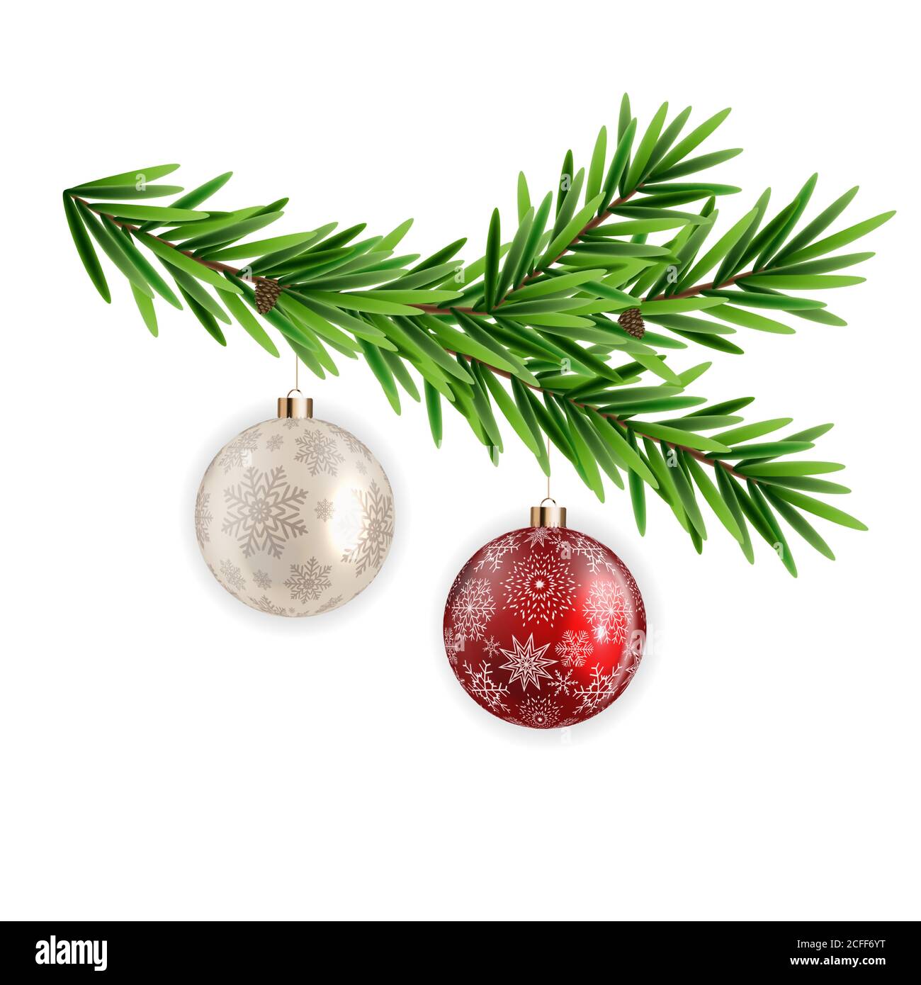 Fir tree christmas eve Cut Out Stock Images & Pictures - Alamy