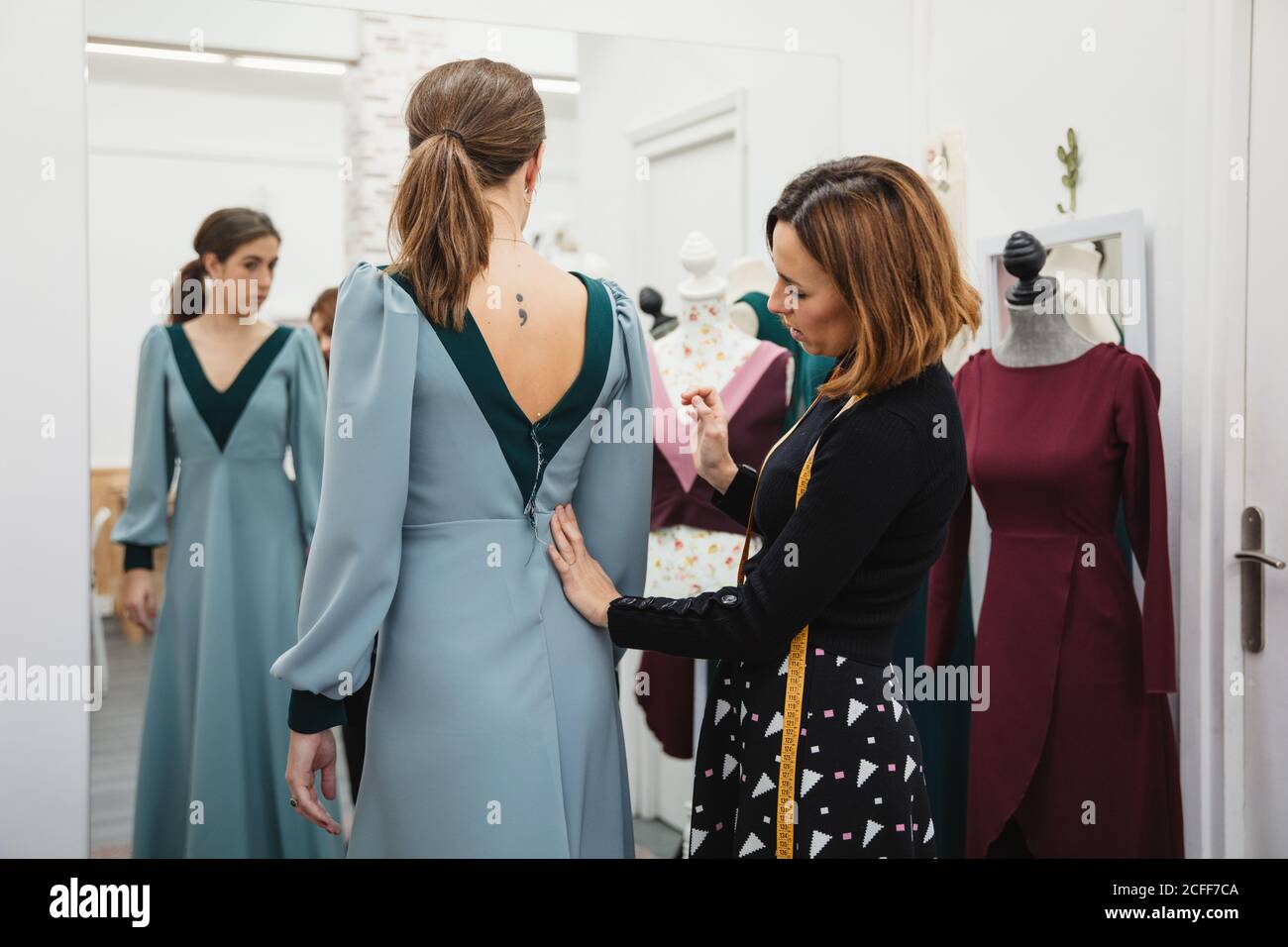 Custom fitting hi-res stock photography and images - Alamy