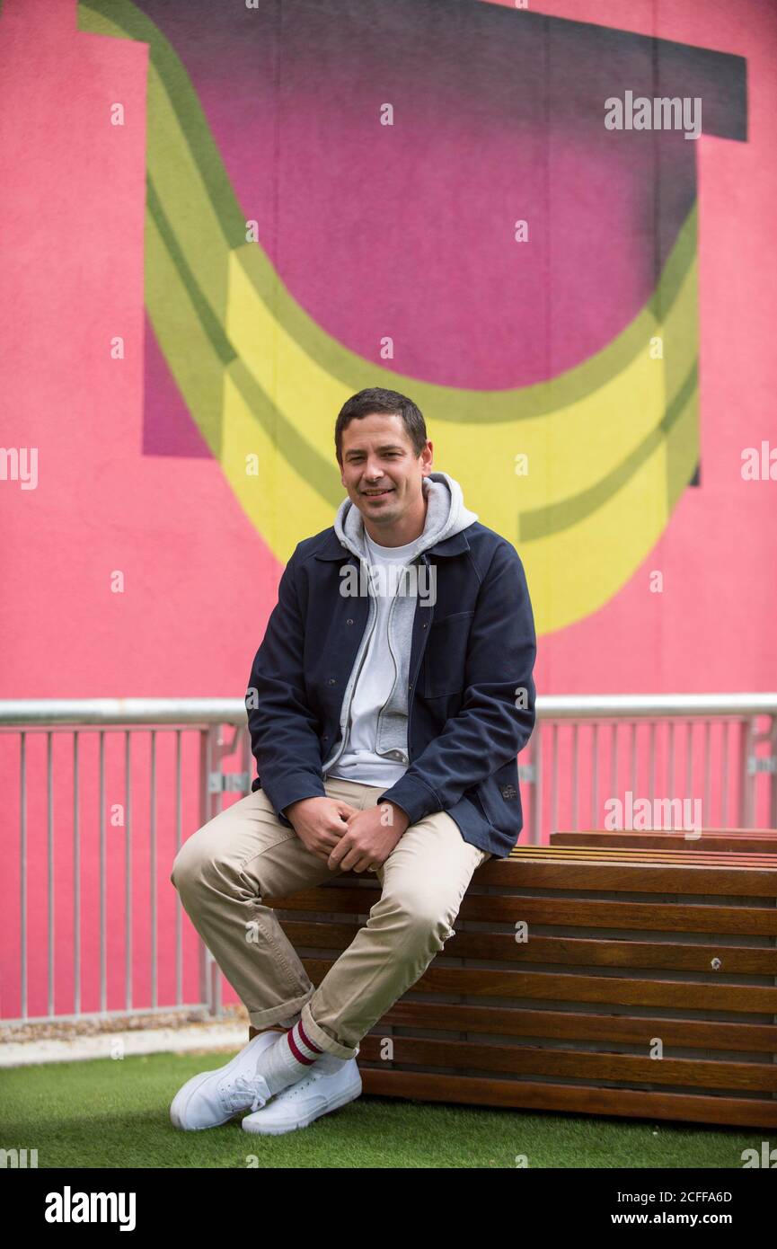 London, UK. 5 September 2020. Graffiti artist and designer Pref with ...