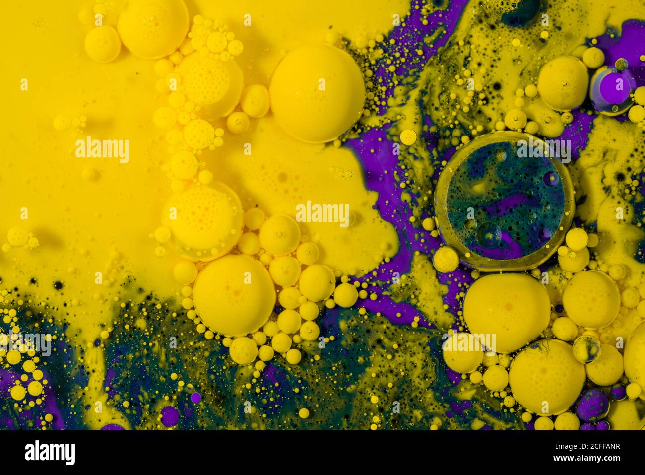 Diffusion of purple dye in water hi-res stock photography and images ...