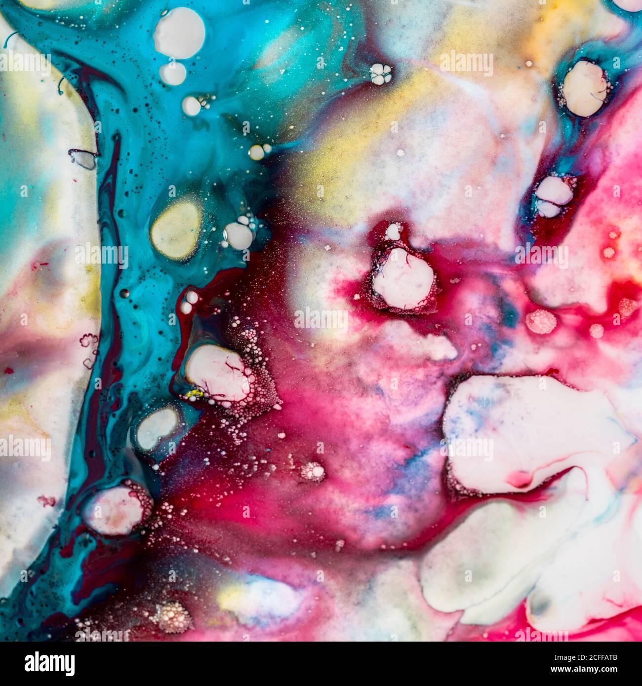 abstract background of vivid blue and red color mixing with different ...